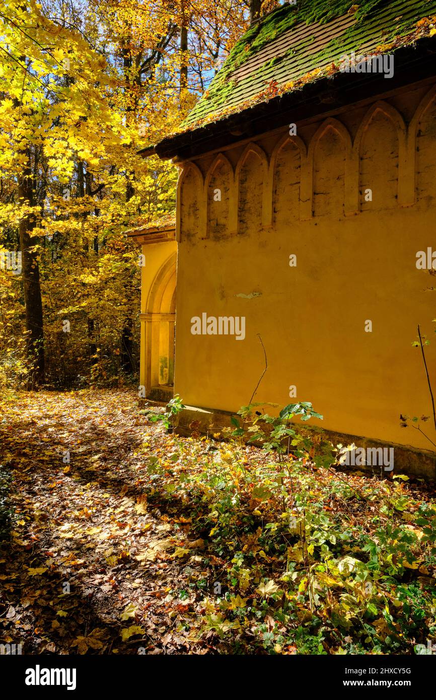 Bettenburg Landscape Park in the Haßberge Nature Park near Hofheim i ...