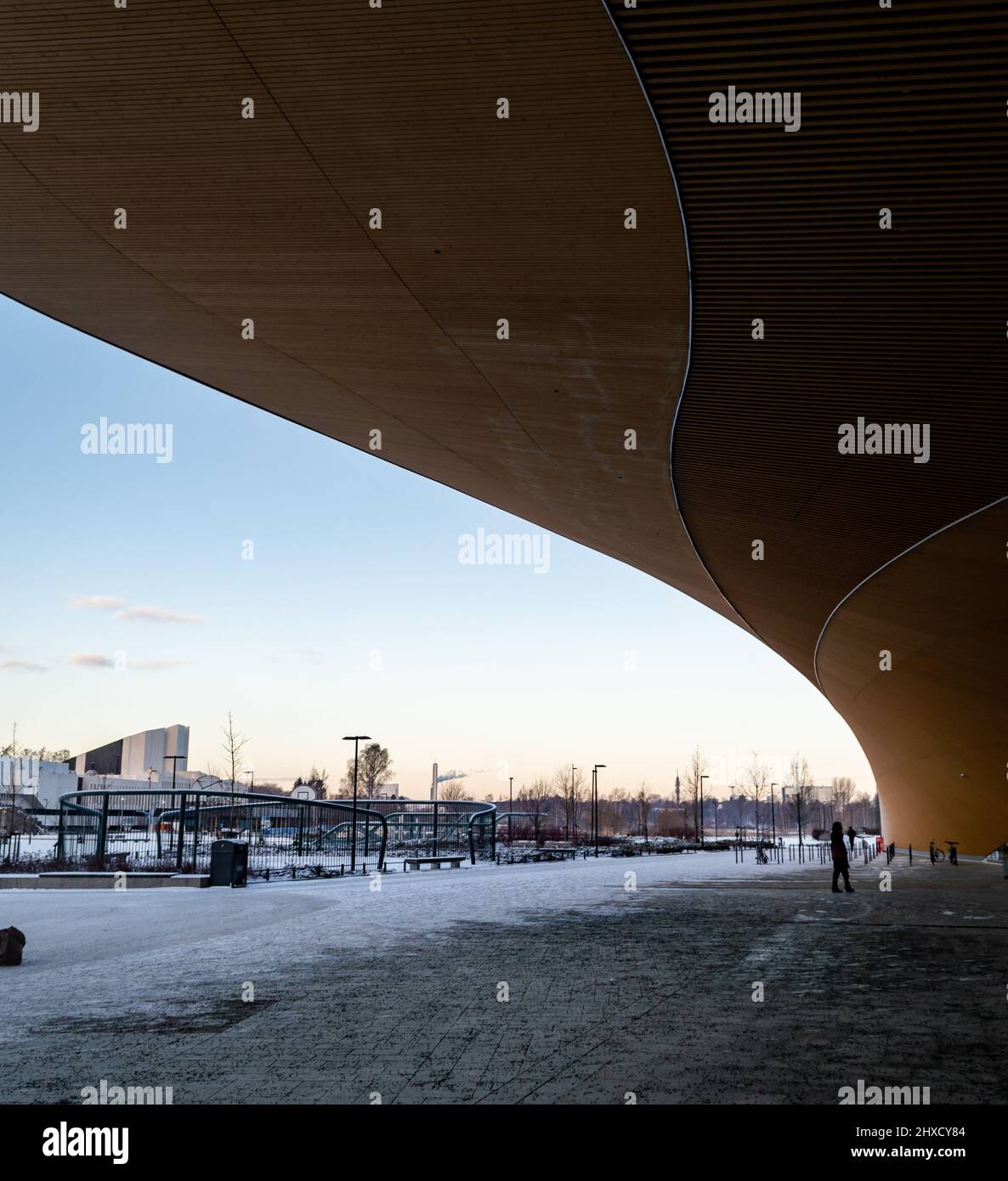 Helsinki library winter oodi hi-res stock photography and images - Alamy