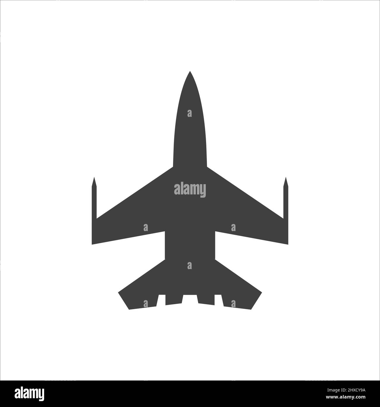 Fighter plane icon on white background Stock Vector Image & Art - Alamy