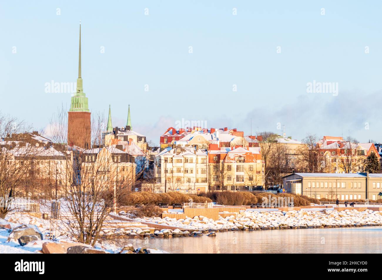 Helsinki, Finland waterfront from Töölö neighborhood Stock Photo - Alamy