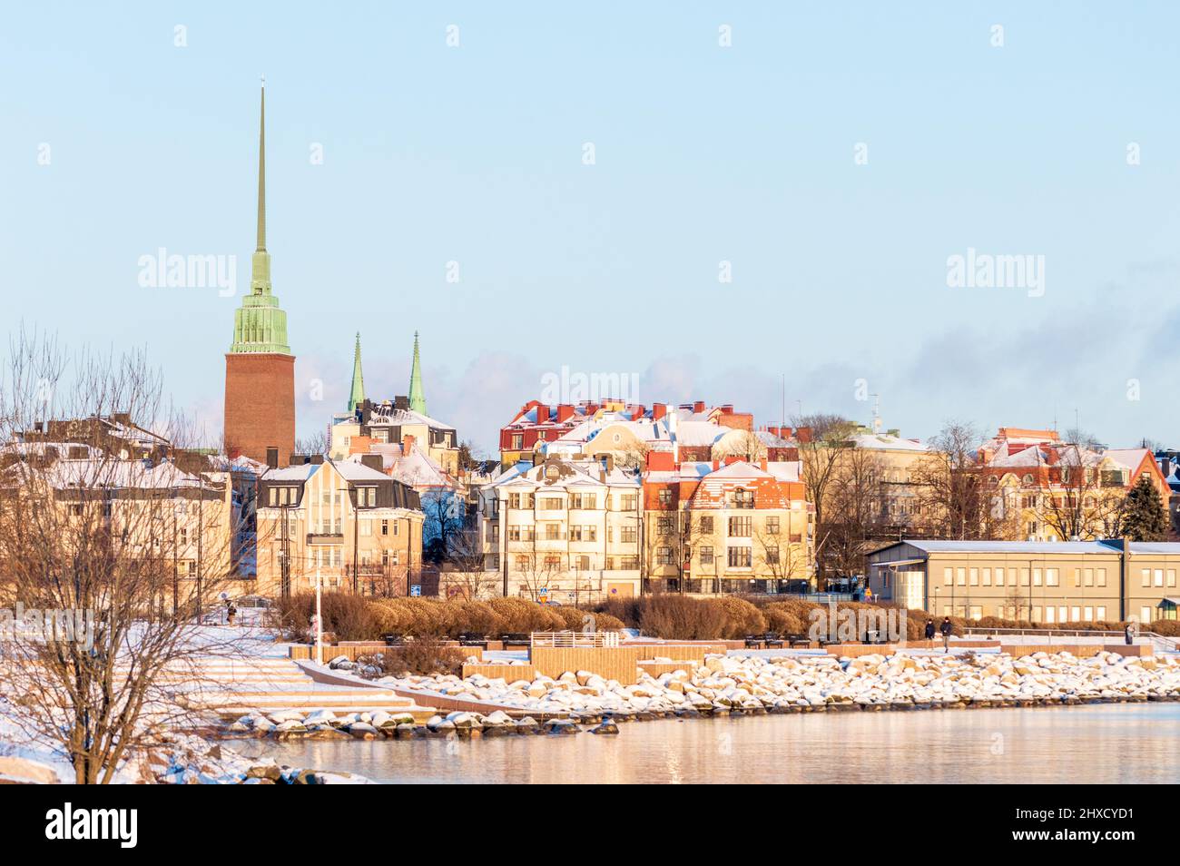 Helsinki, Finland waterfront from Töölö neighborhood Stock Photo - Alamy