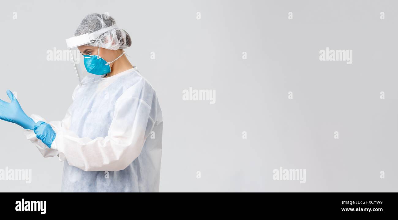 Covid-19, preventing virus, health, healthcare workers and quarantine ...