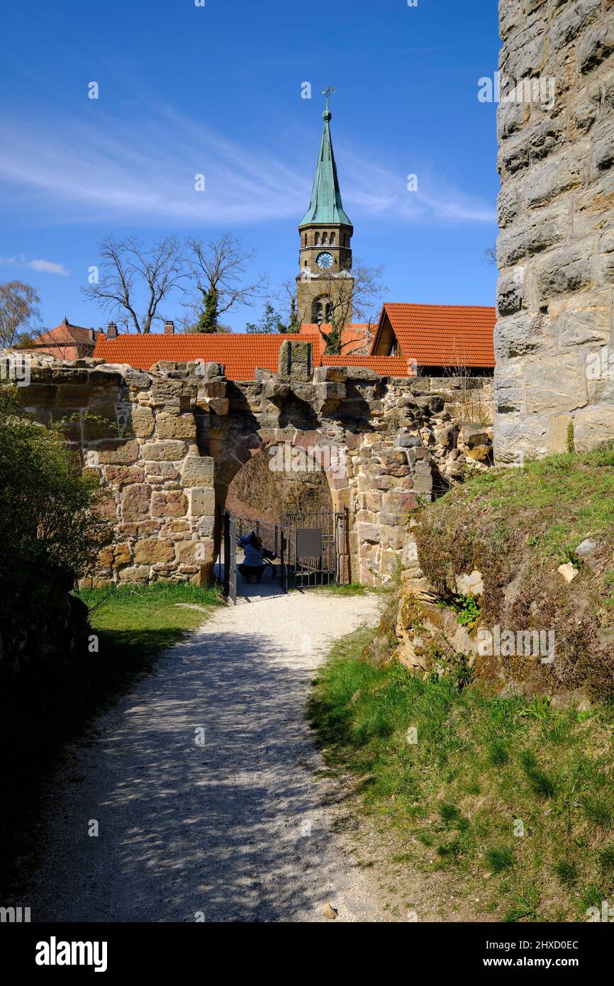 Altenstein Ruin in Altenstein, Maroldsweisach Market, Hassberge Nature ...