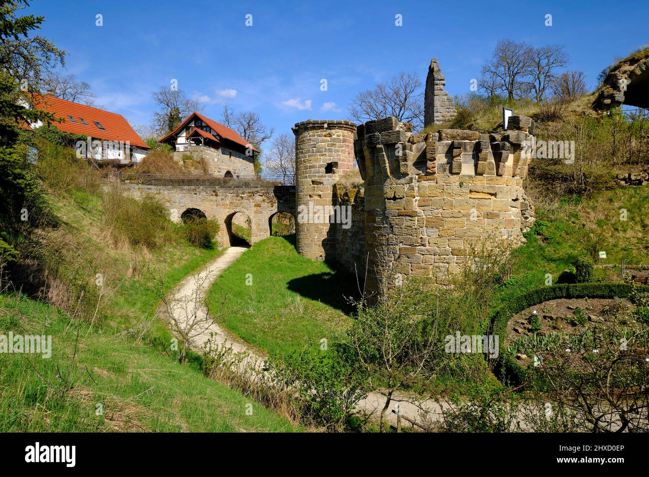 Altenstein Ruin in Altenstein, Maroldsweisach Market, Hassberge Nature ...