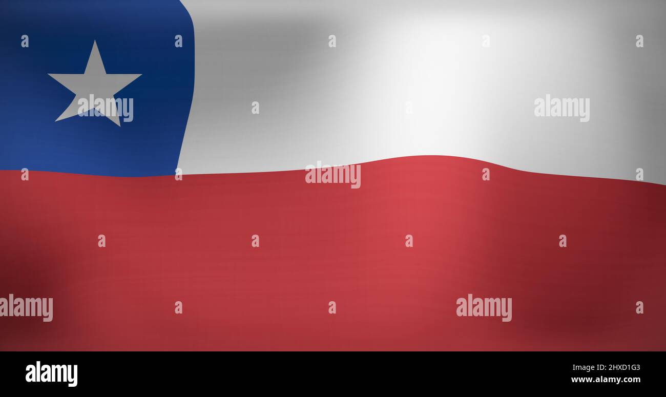 Chile flag water hi-res stock photography and images - Alamy