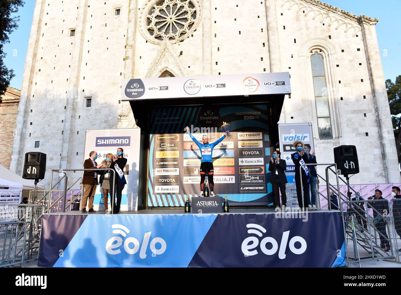 Sefro, Sefro, Italy, March 11, 2022, Pogacar Tadej #1 (SLO) - Uae Team ...