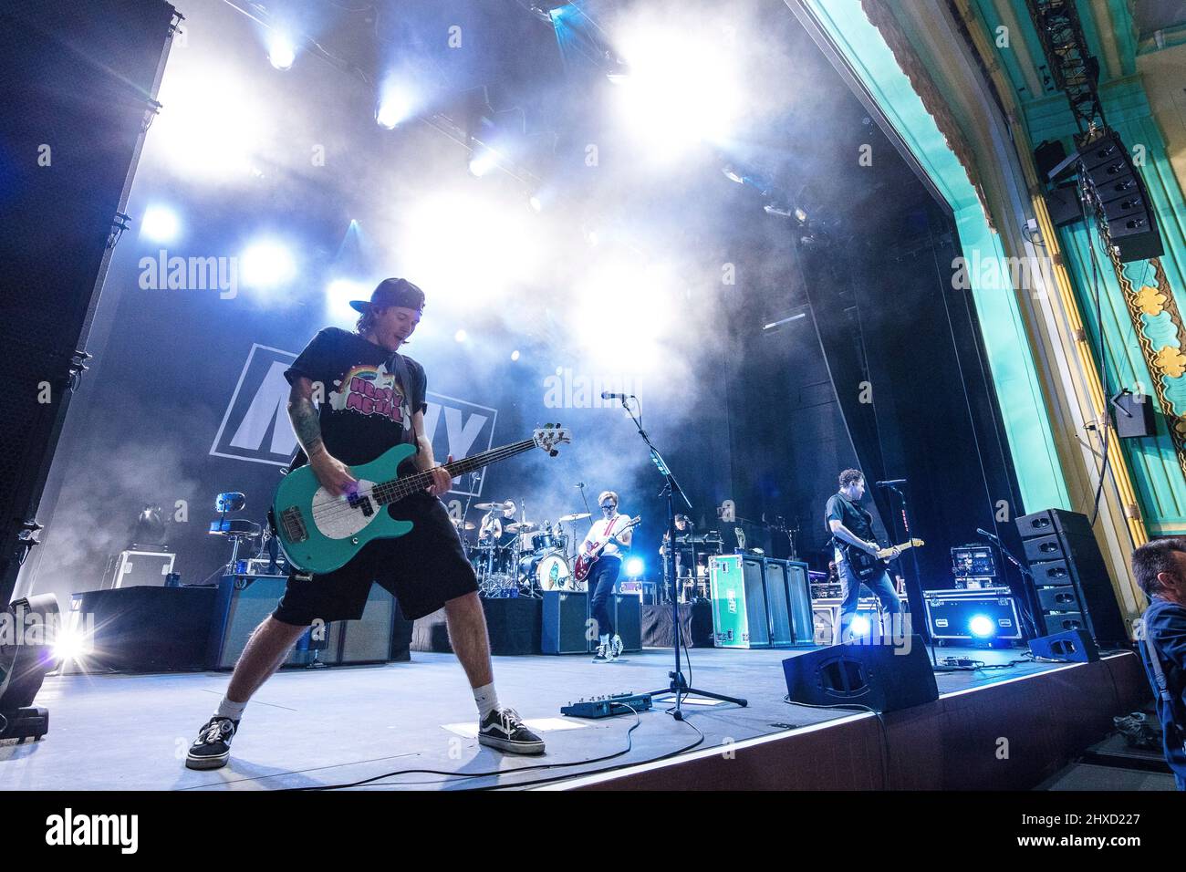 McFly Musicians on stage. Stockton Globe, Stockton-on-Tees, United ...