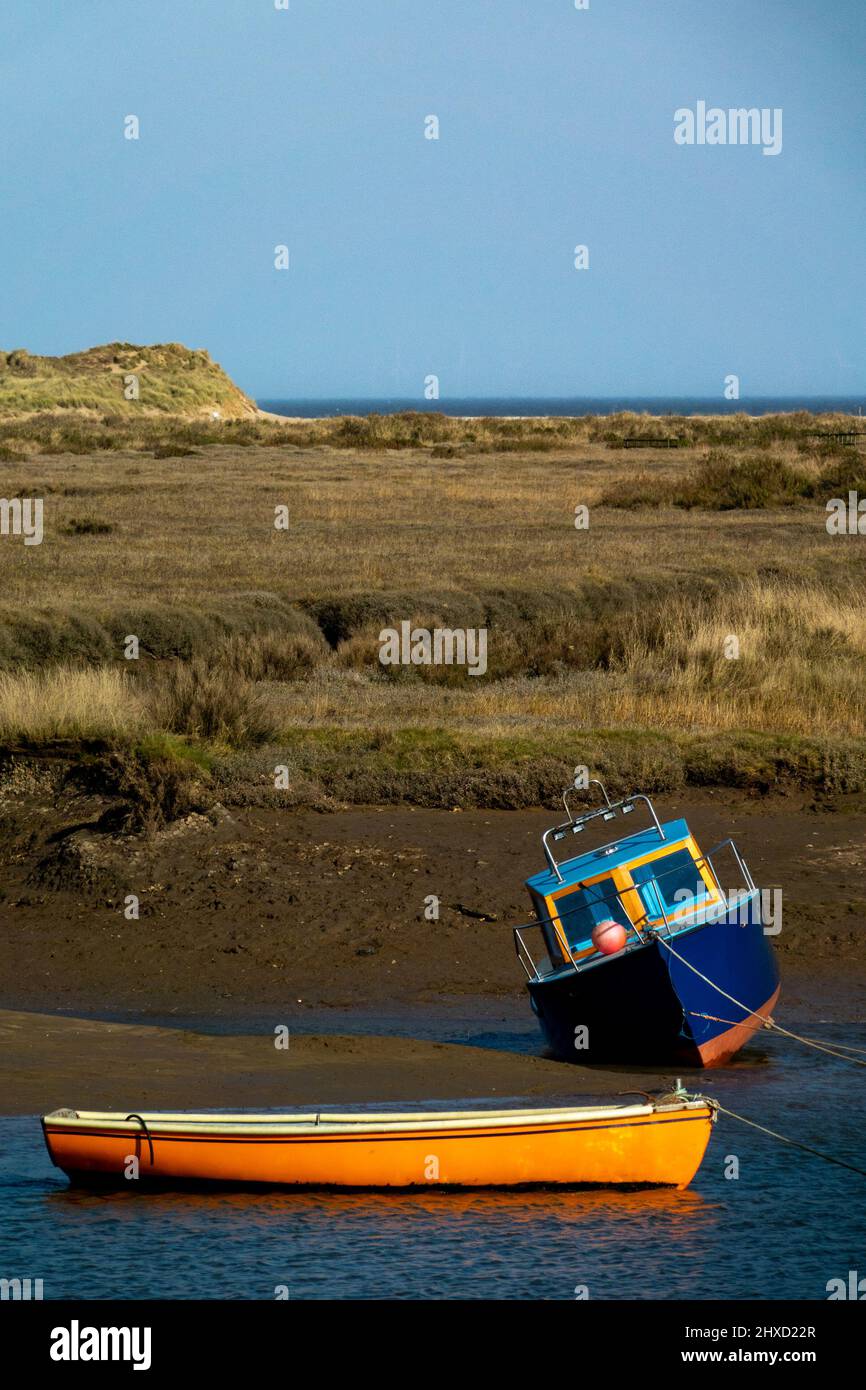 Burnham Overy Staithe, North Norfolk Stock Photo - Alamy