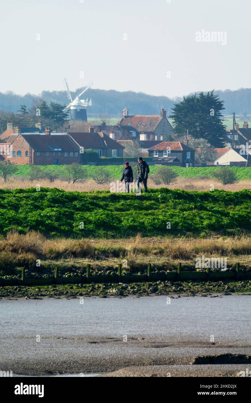 Burnham Overy Staithe, North Norfolk Stock Photo - Alamy