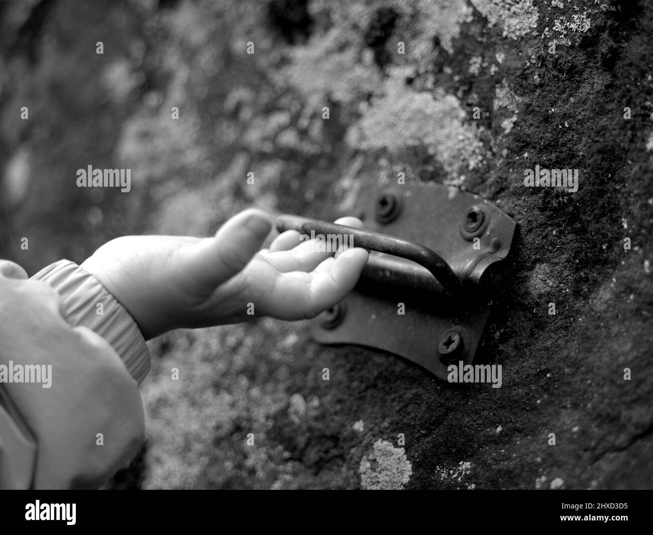 Hand heavy Black and White Stock Photos & Images - Alamy