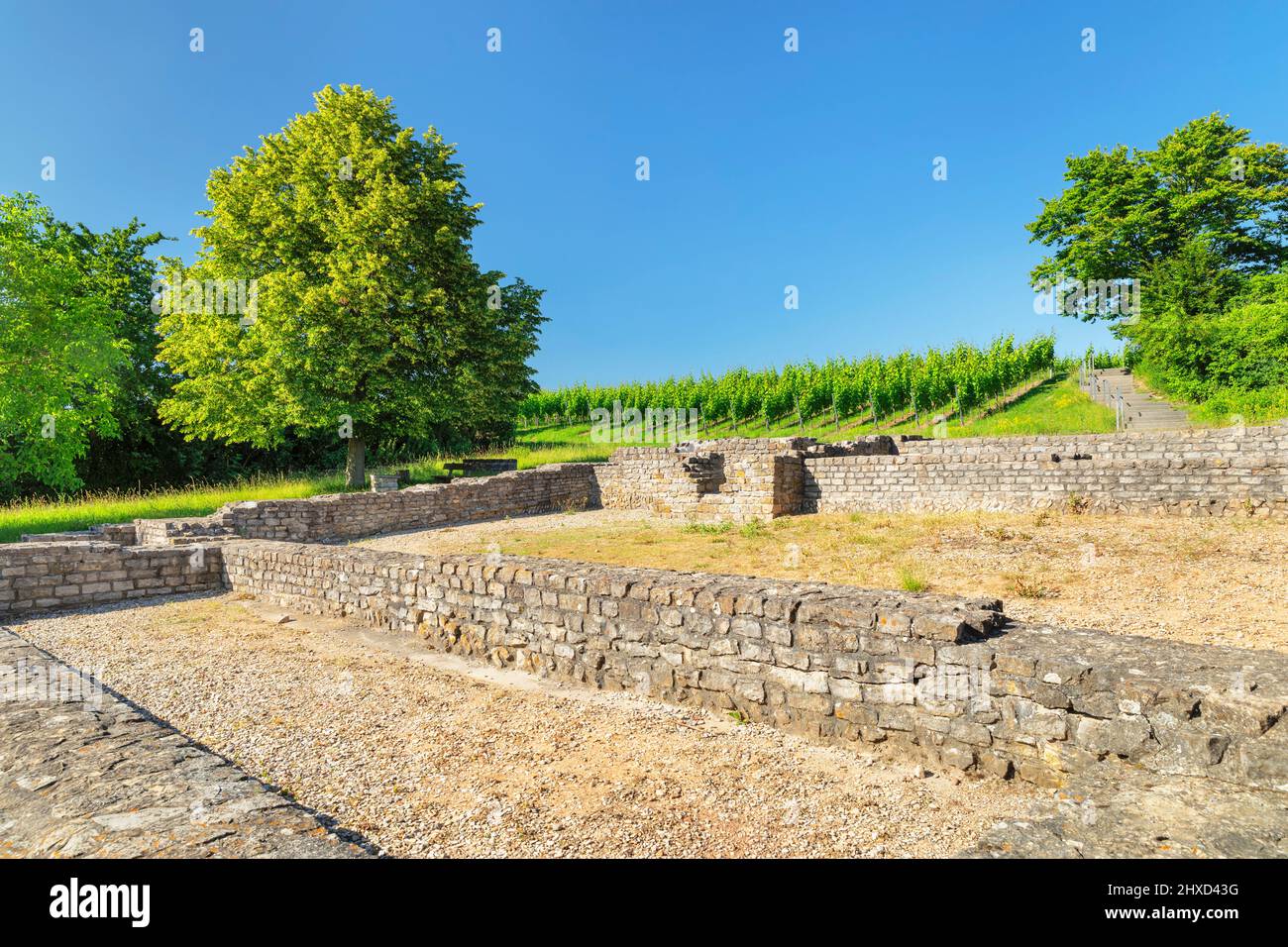 Roman estate, excavation site and open-air museum, Lauffen am Neckar ...