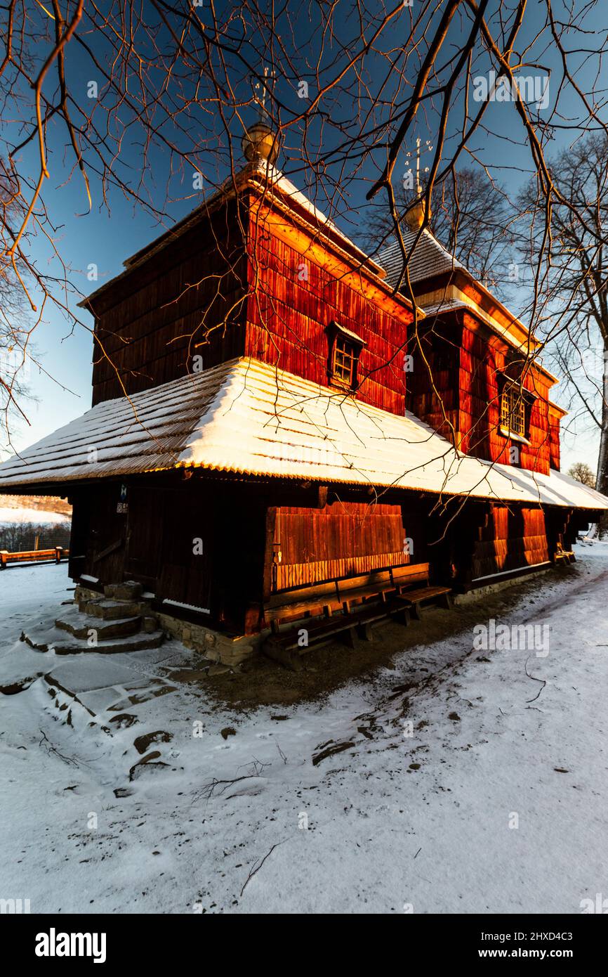 Europe, Poland, Podkarpackie Voivodeship, Wooden Architecture Route, St ...