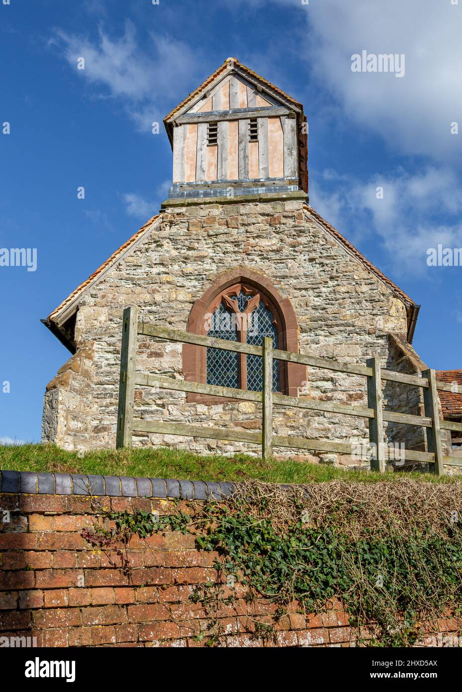 Holy Trinity Church, Morton Bagot, Warwickshire, England Stock Photo ...