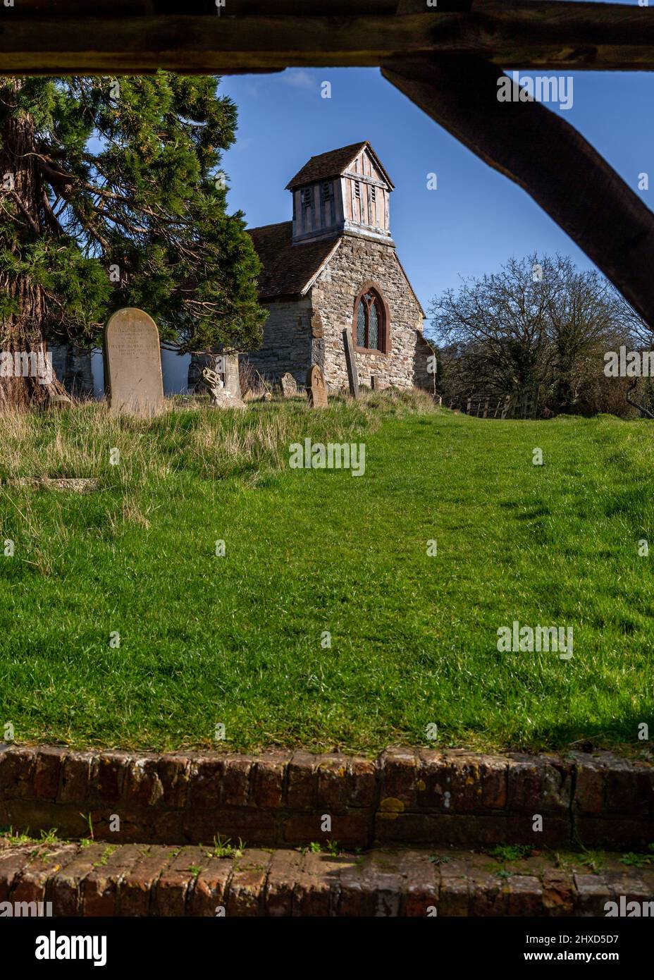 Holy Trinity Church, Morton Bagot, Warwickshire, England Stock Photo ...