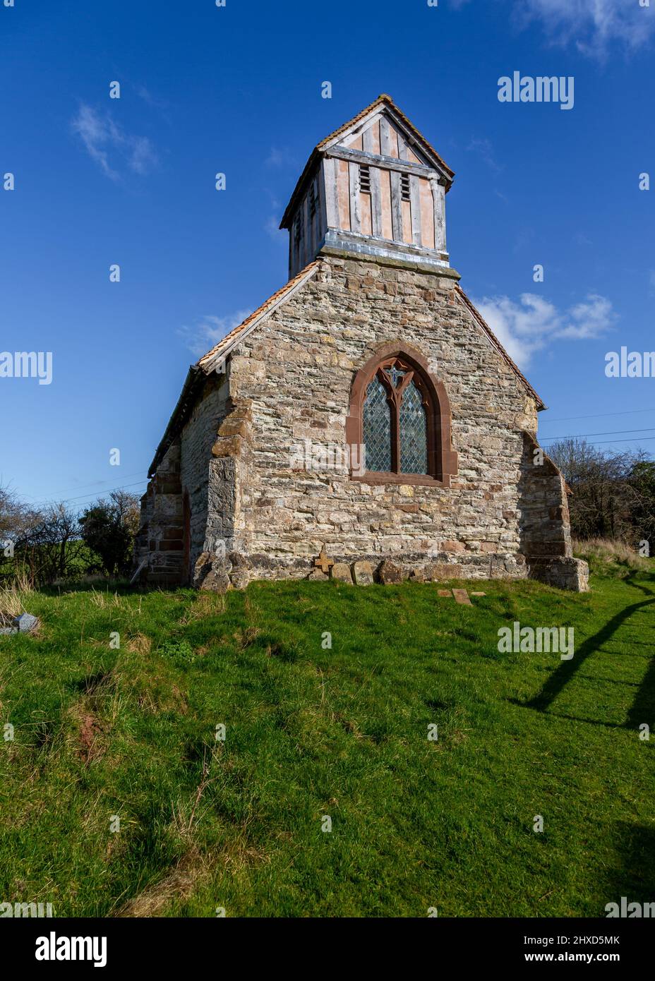 Holy Trinity Church, Morton Bagot, Warwickshire, England Stock Photo ...
