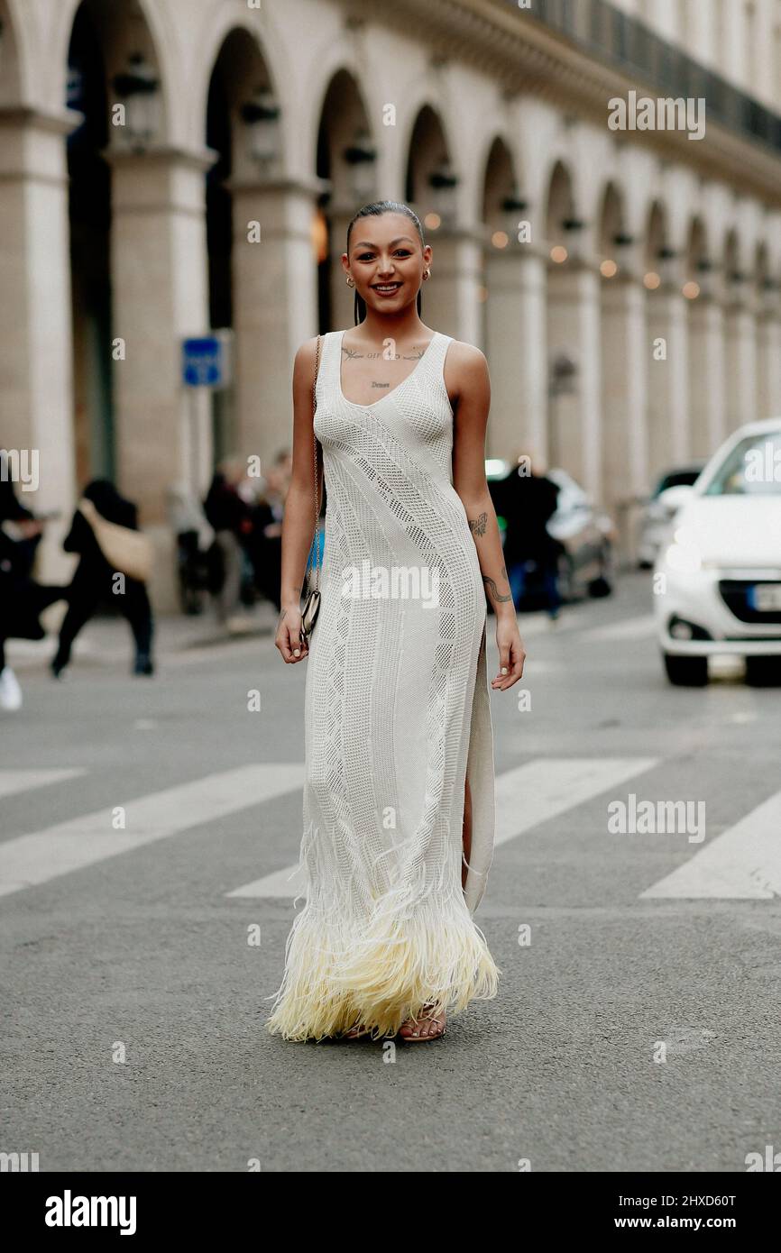Street style, OGEE arriving at Koche Fall-Winter 2022-2023 show, held ...