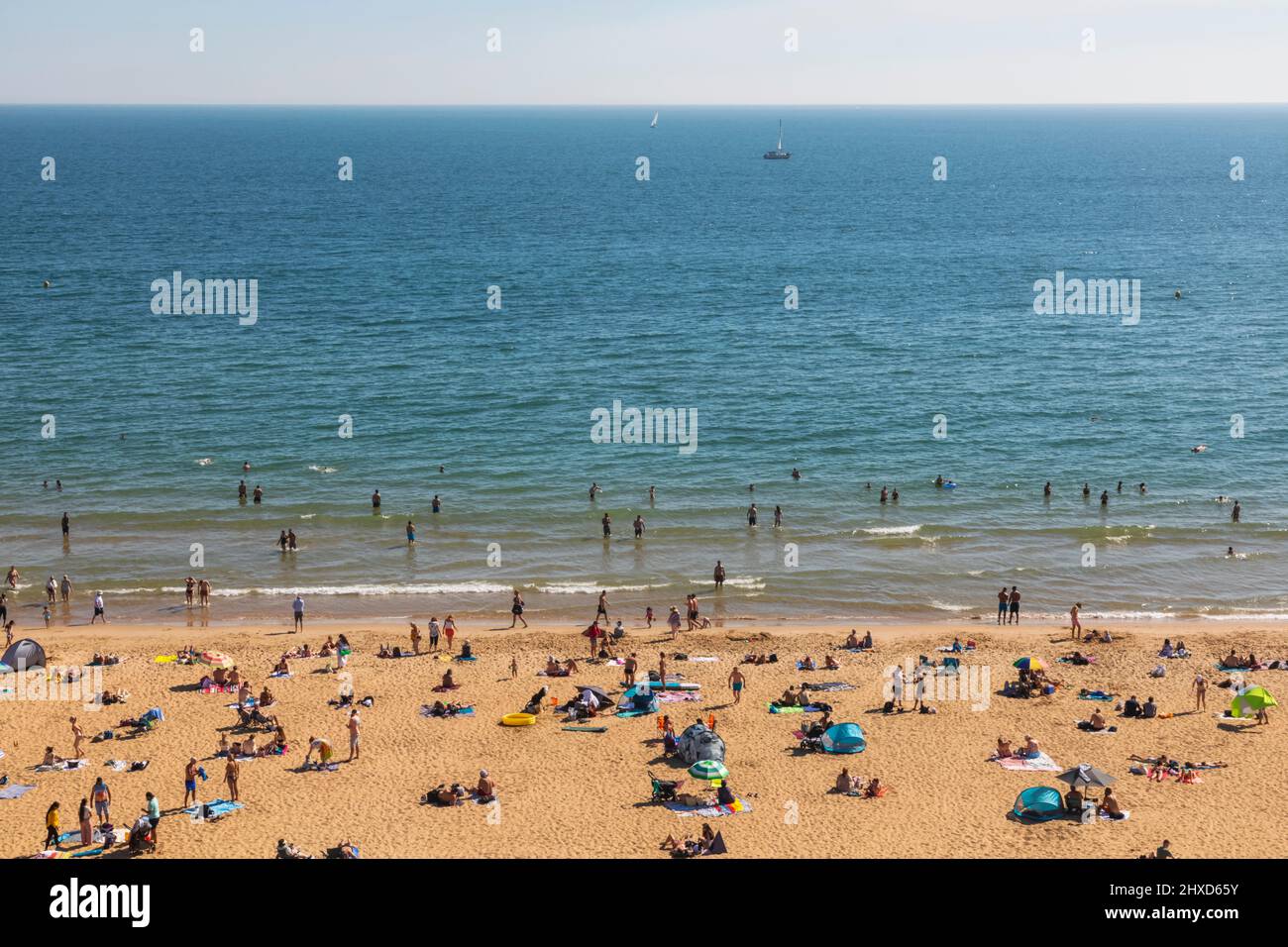 England, Dorset, Bournemouth, Bournemouth Beach Stock Photo - Alamy