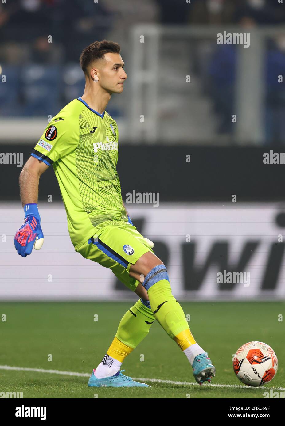 Bergamo, Italy, 10th March 2022. Juan Musso of Atalanta during the UEFA ...