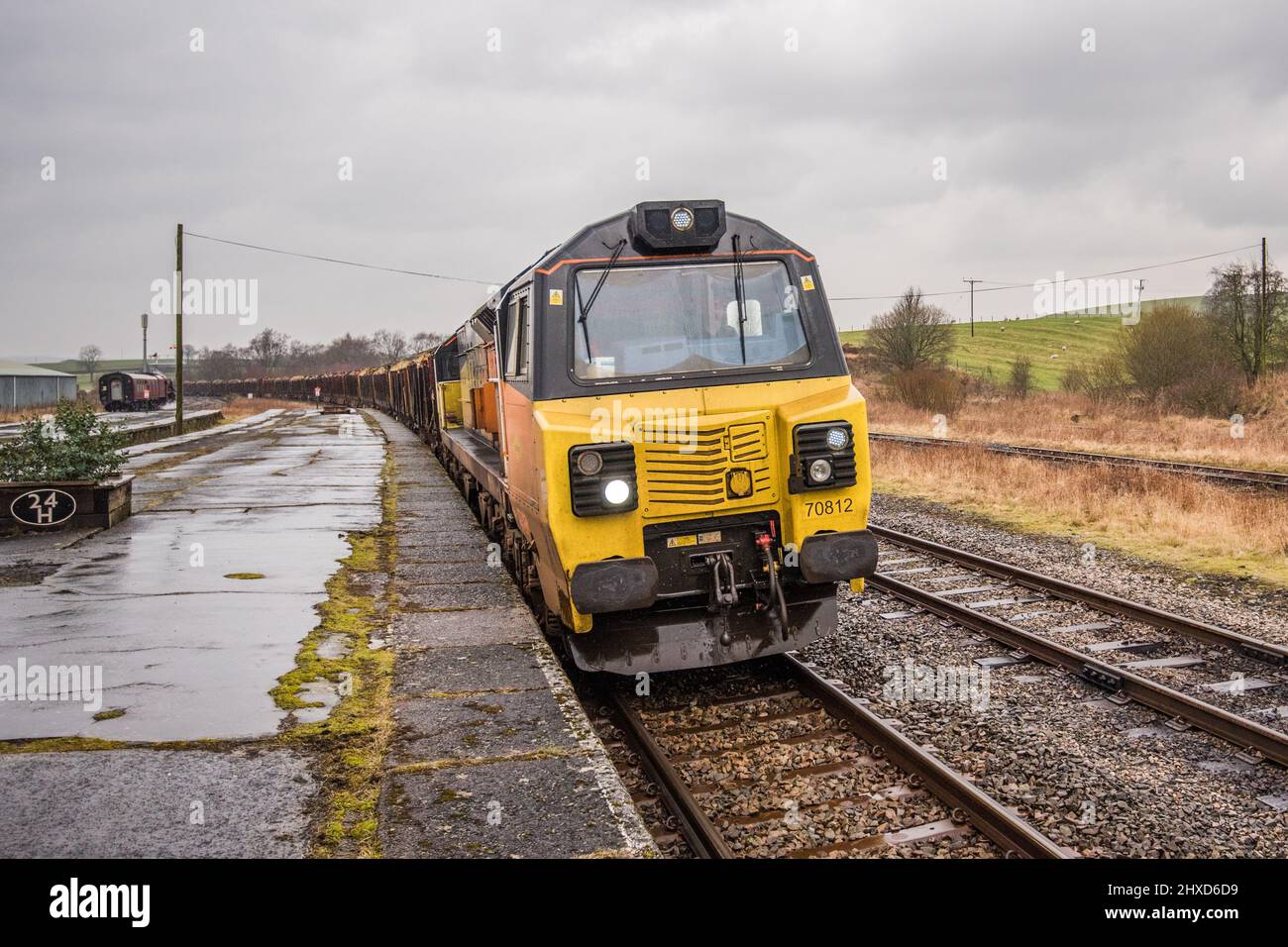 Log train hi-res stock photography and images - Alamy