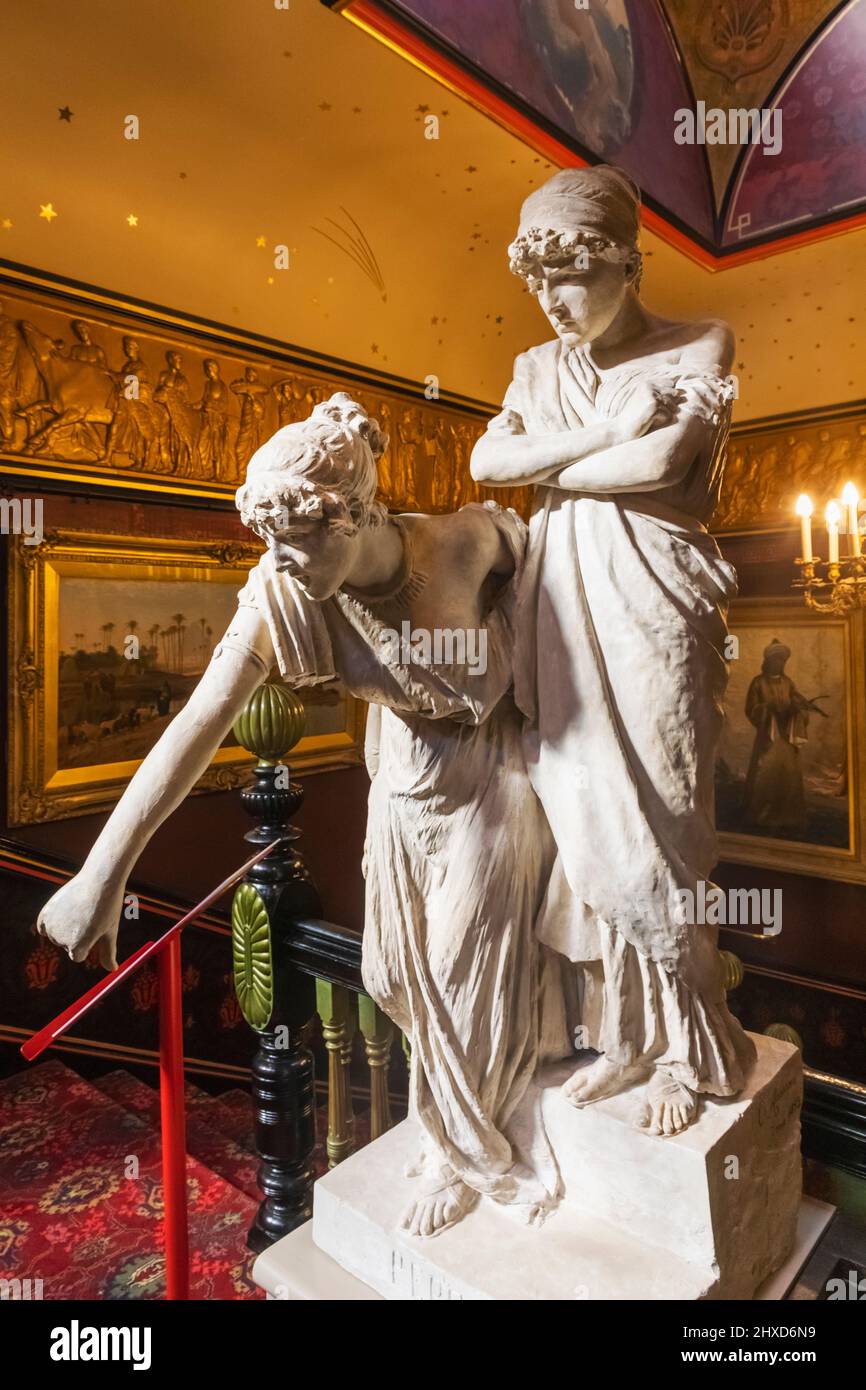 England, Dorset, Bournemouth, Russell-Cotes Museum, Plaster Statue ...