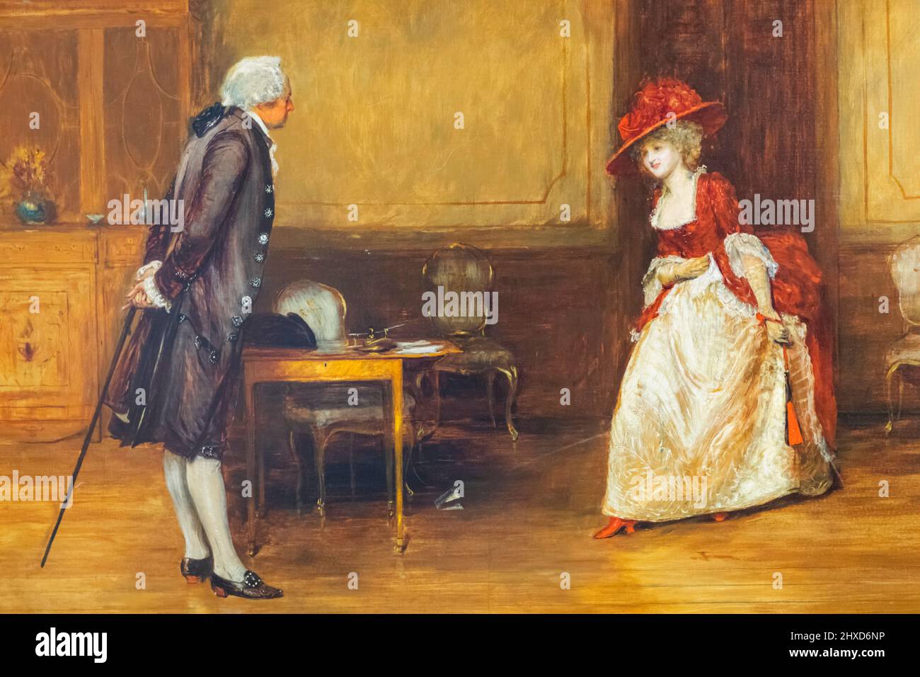 Victorian lady and gentleman hi-res stock photography and images - Alamy