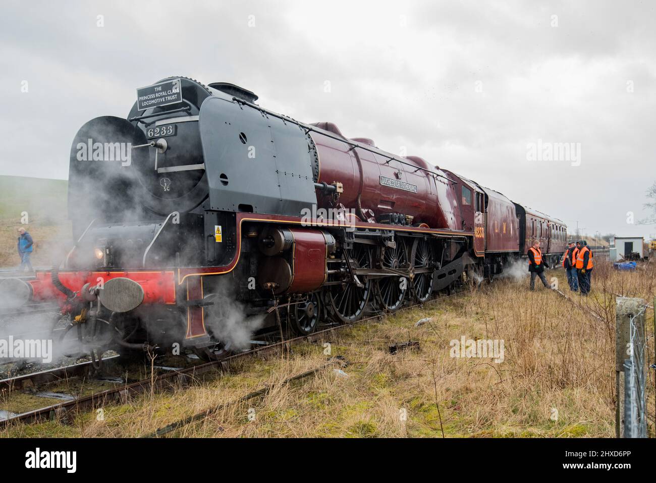 Fri 11th Mar 2022 Light Engine Movement Duchess of Sutherland Tyseley ...