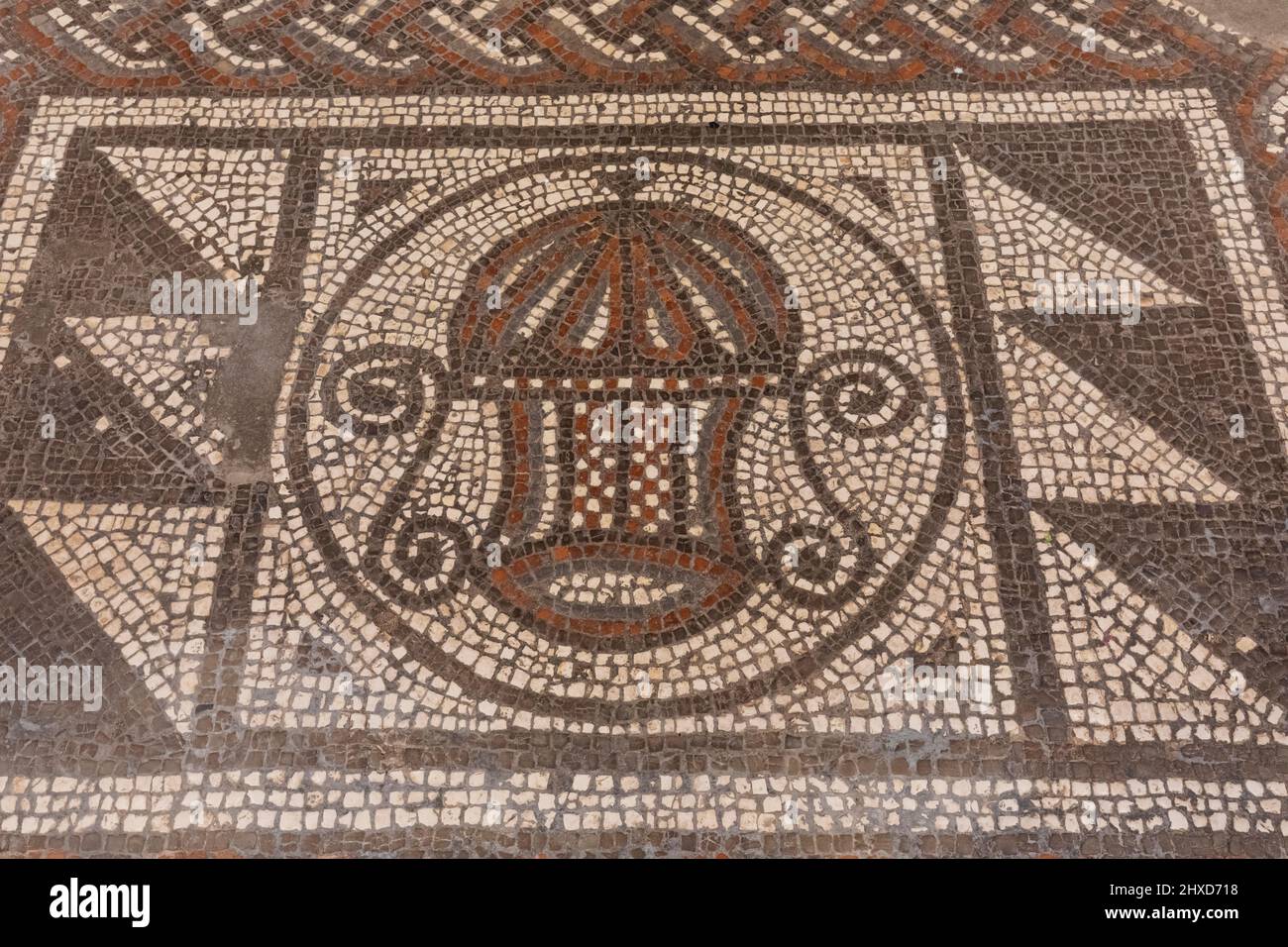 England, Dorset, Dorchester, Dorset Museum, The Olga Road Roman Street ...