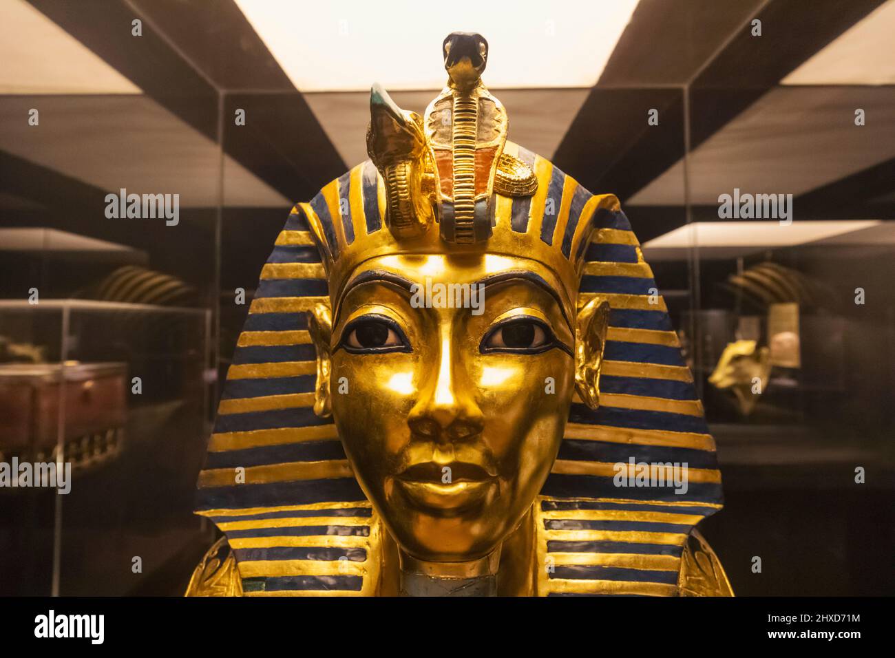 England, Dorset, Dorchester, Tutankhamun Exhibition, Exhibit of Replica ...
