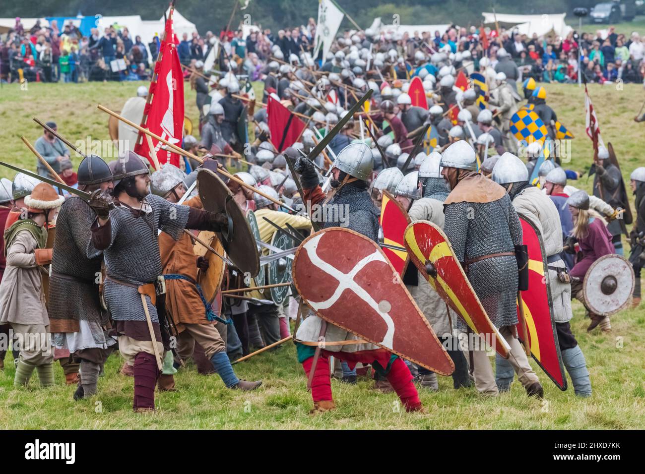 England, East Sussex, Battle, The Annual Battle of Hastings 1066 Re ...