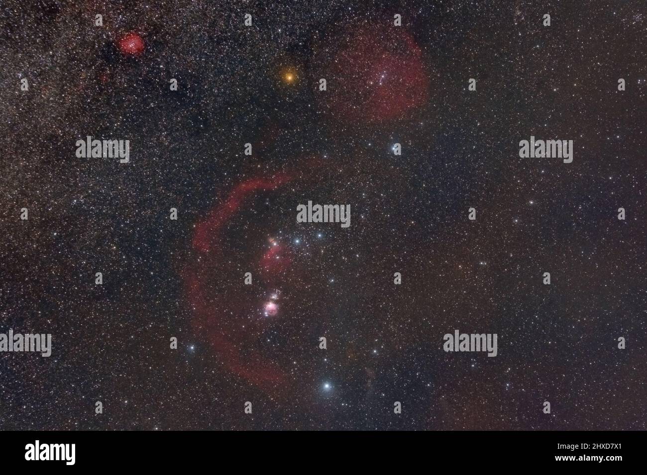 Orion nebula wide field hi-res stock photography and images - Alamy