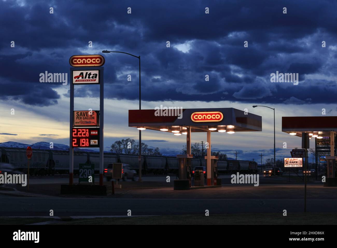 Alamosa in the San Luis Valley, Colorado Stock Photo - Alamy