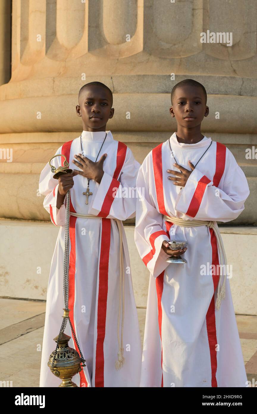IVORY COAST, Yamoussoukro, Religion, christian faith, roman catholic ...