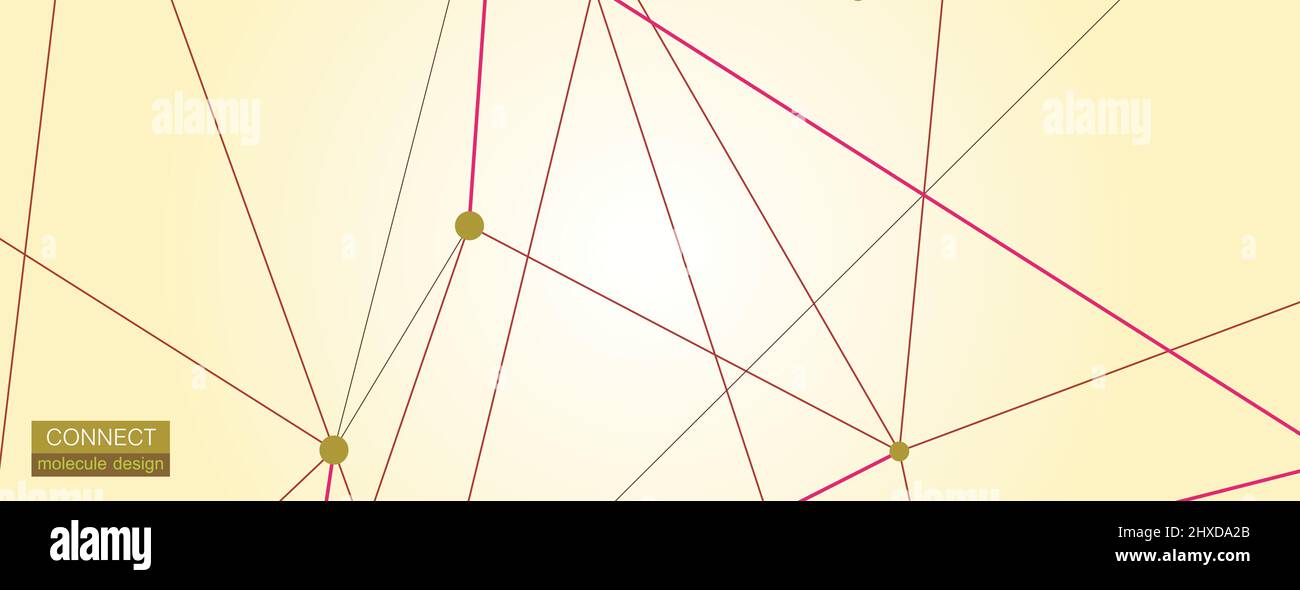 Abstract futuristic connect lines background and vector concept Stock ...