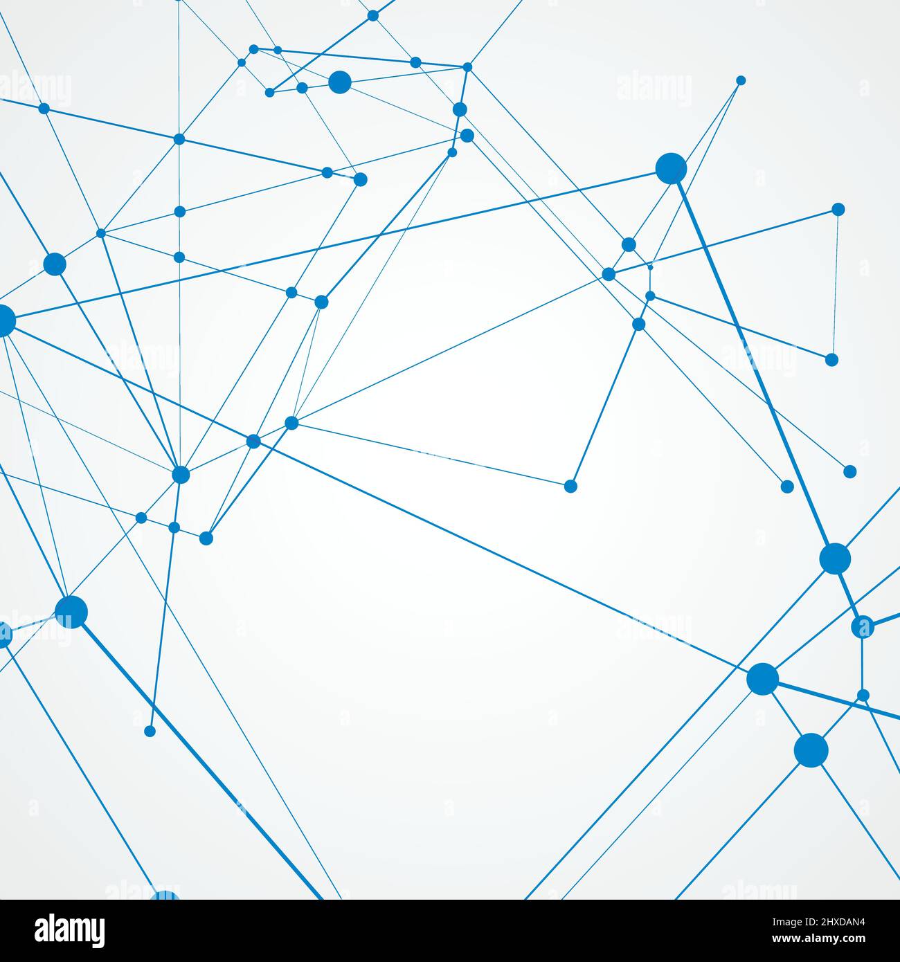 Abstract science technology vector background with connection polygonal structure Stock Vector ...