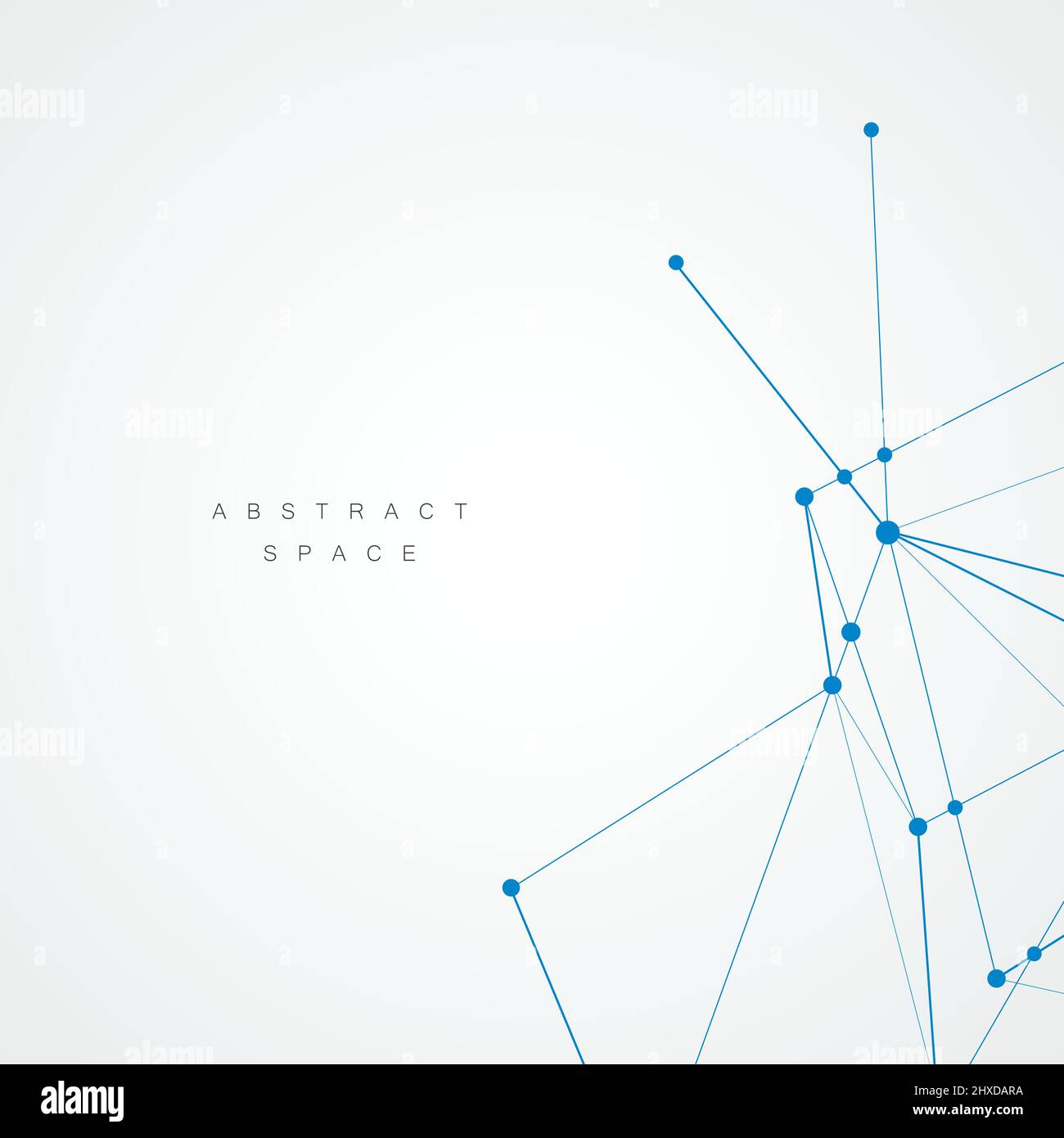 Line art connect dots or collection on white background. Abstract ...