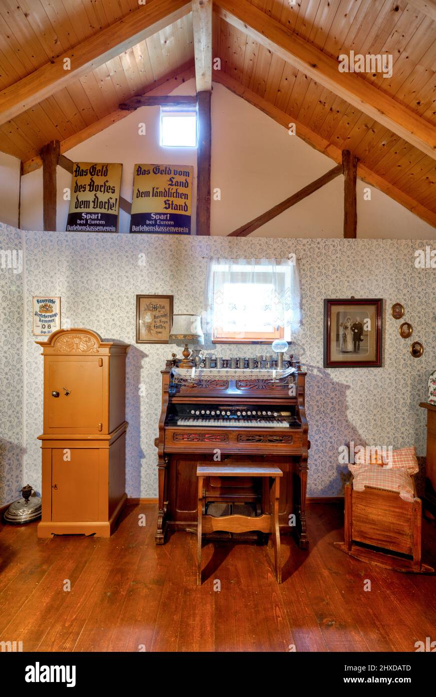 Parlor organ inside interior hi-res stock photography and images - Alamy