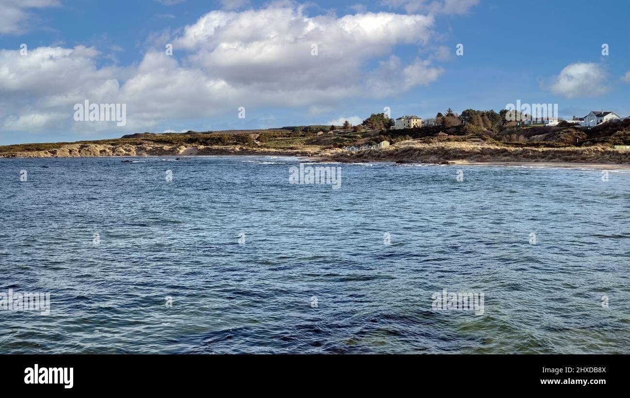 Hopeman beach huts hi-res stock photography and images - Alamy