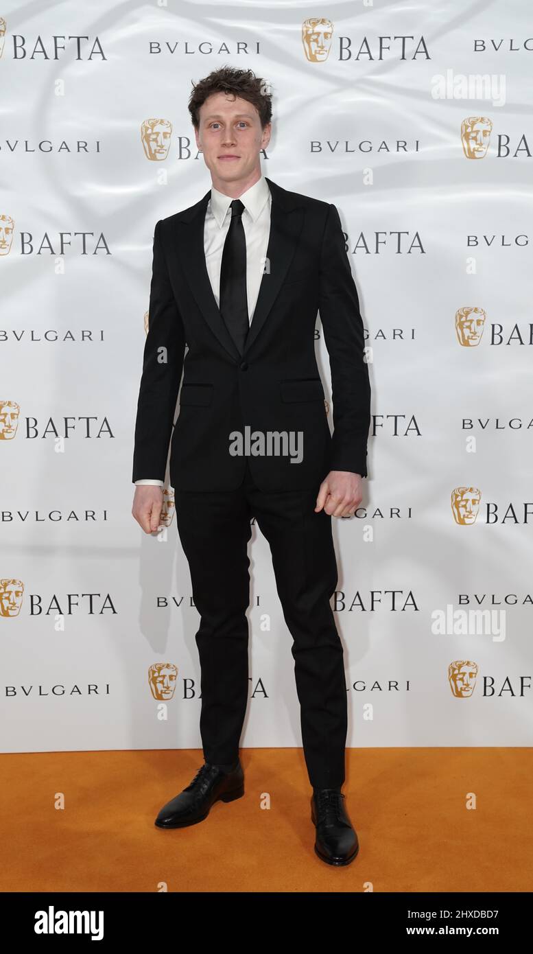 George MacKay arriving for the BAFTA fundraising gala at the Londoner ...