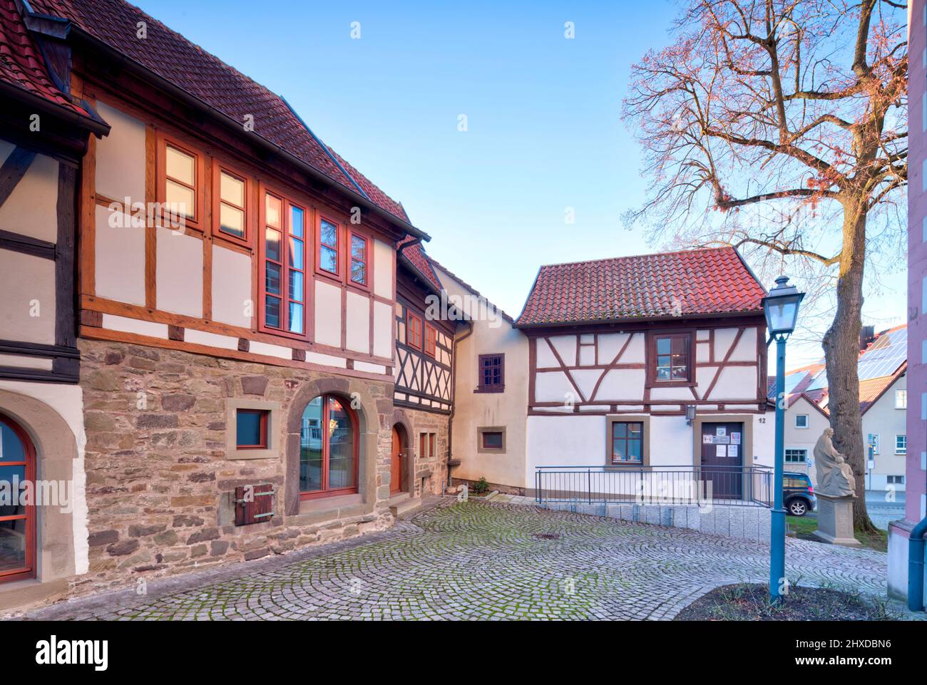 Church castle, archaeological museum, Gadenanlage, Gaden, Geldersheim ...