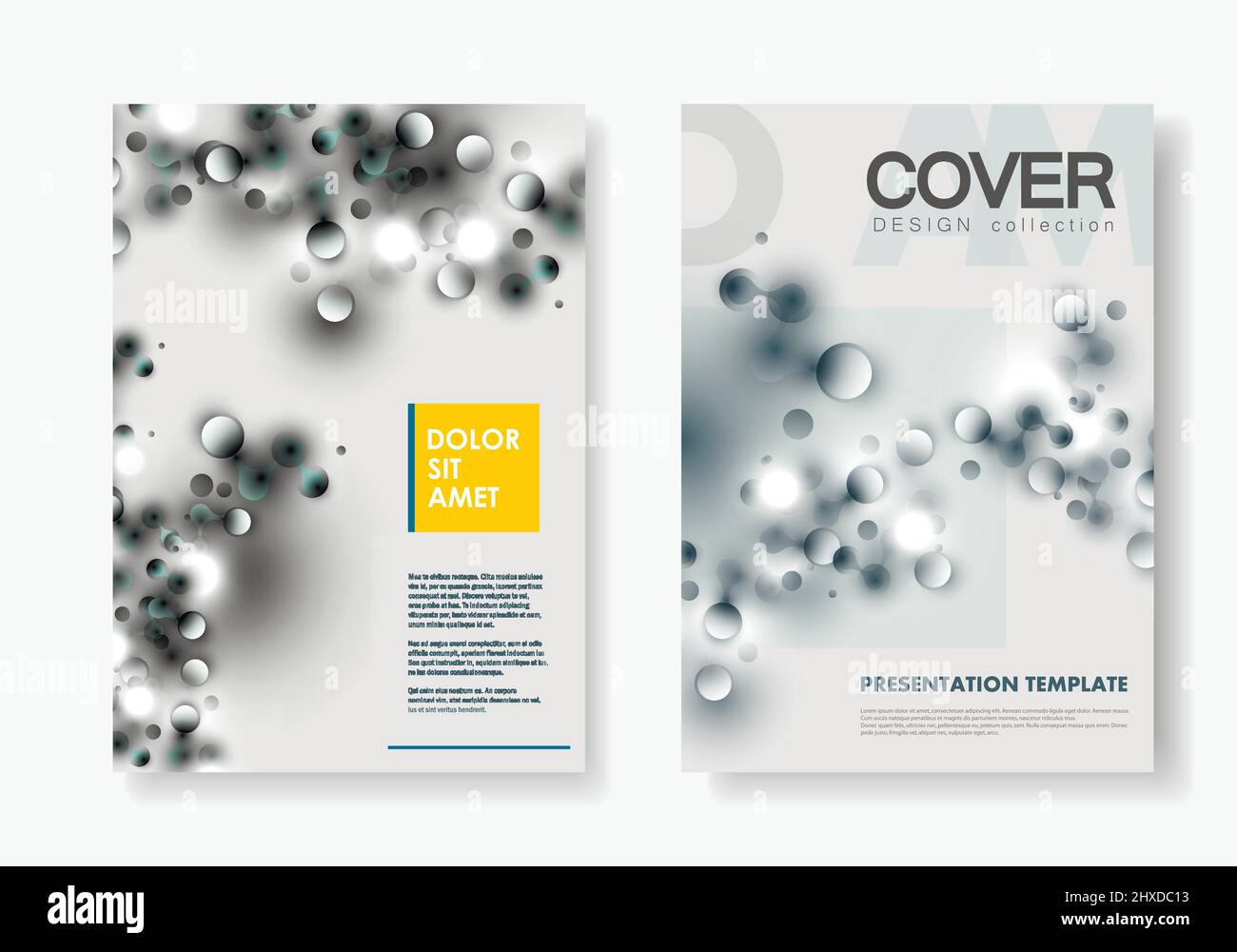 Abstract layout A4 format cover design templates for brochure, report ...