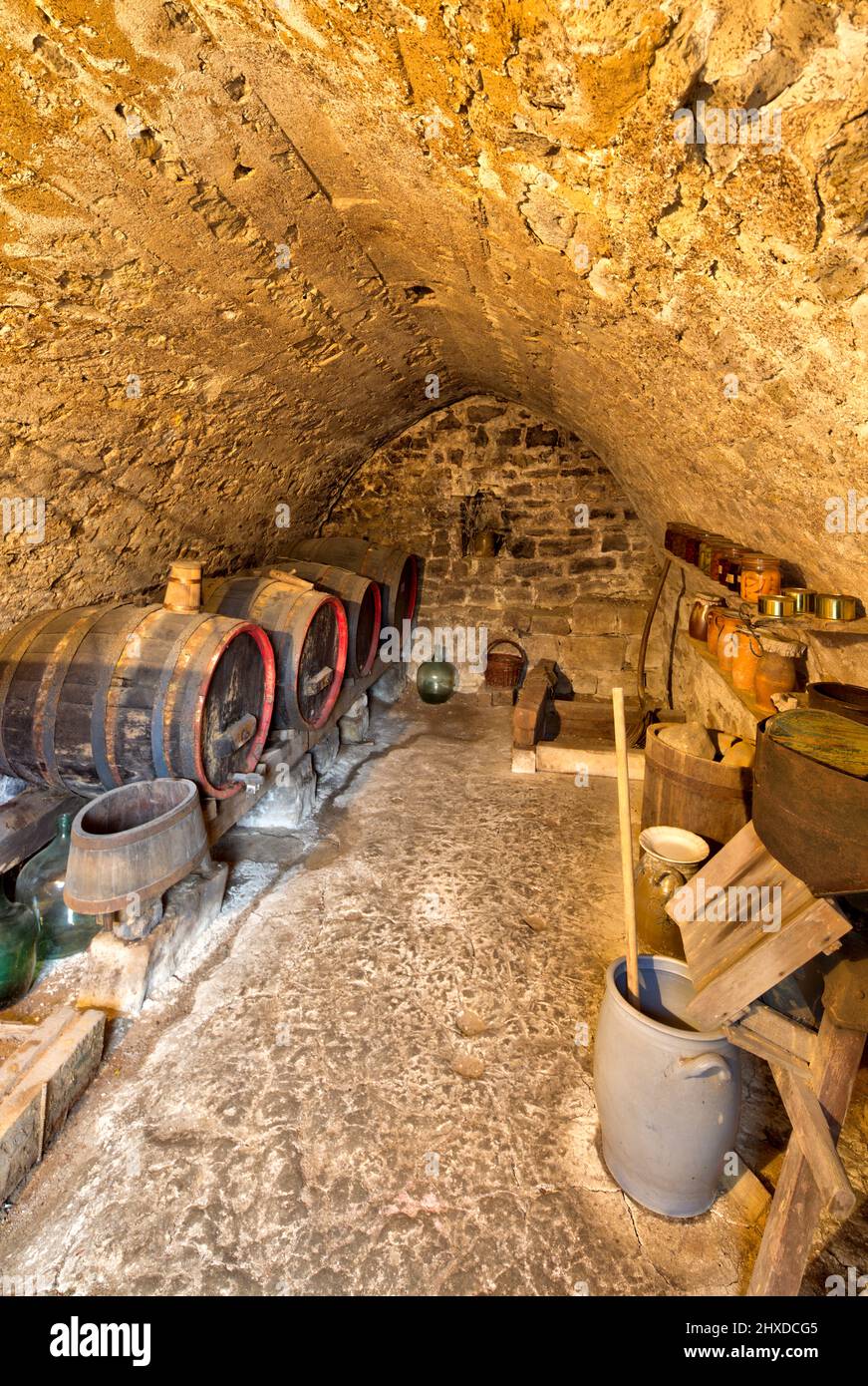 Aschfeld church castle, storage cellar, museum, village history, Gaden ...