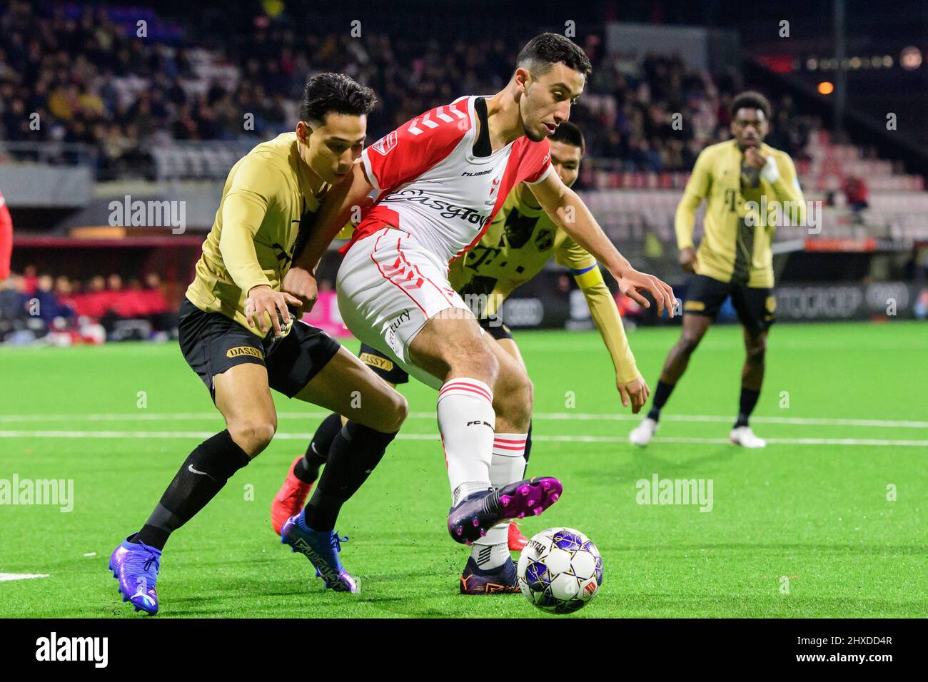 EMMEN, Stadium Oude Meerdijk, 11-03-2022 , season 2021 / 2022 , Dutch Keuken Kampioen Divisie ...