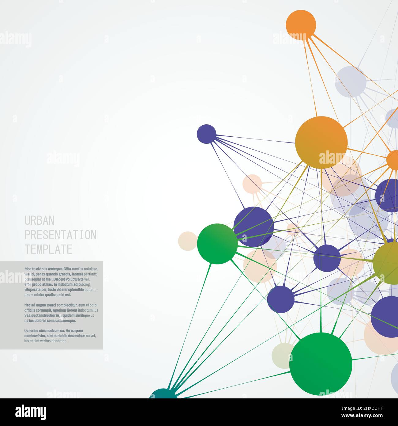 Abstract technology graphic background with connected lines and dots ...