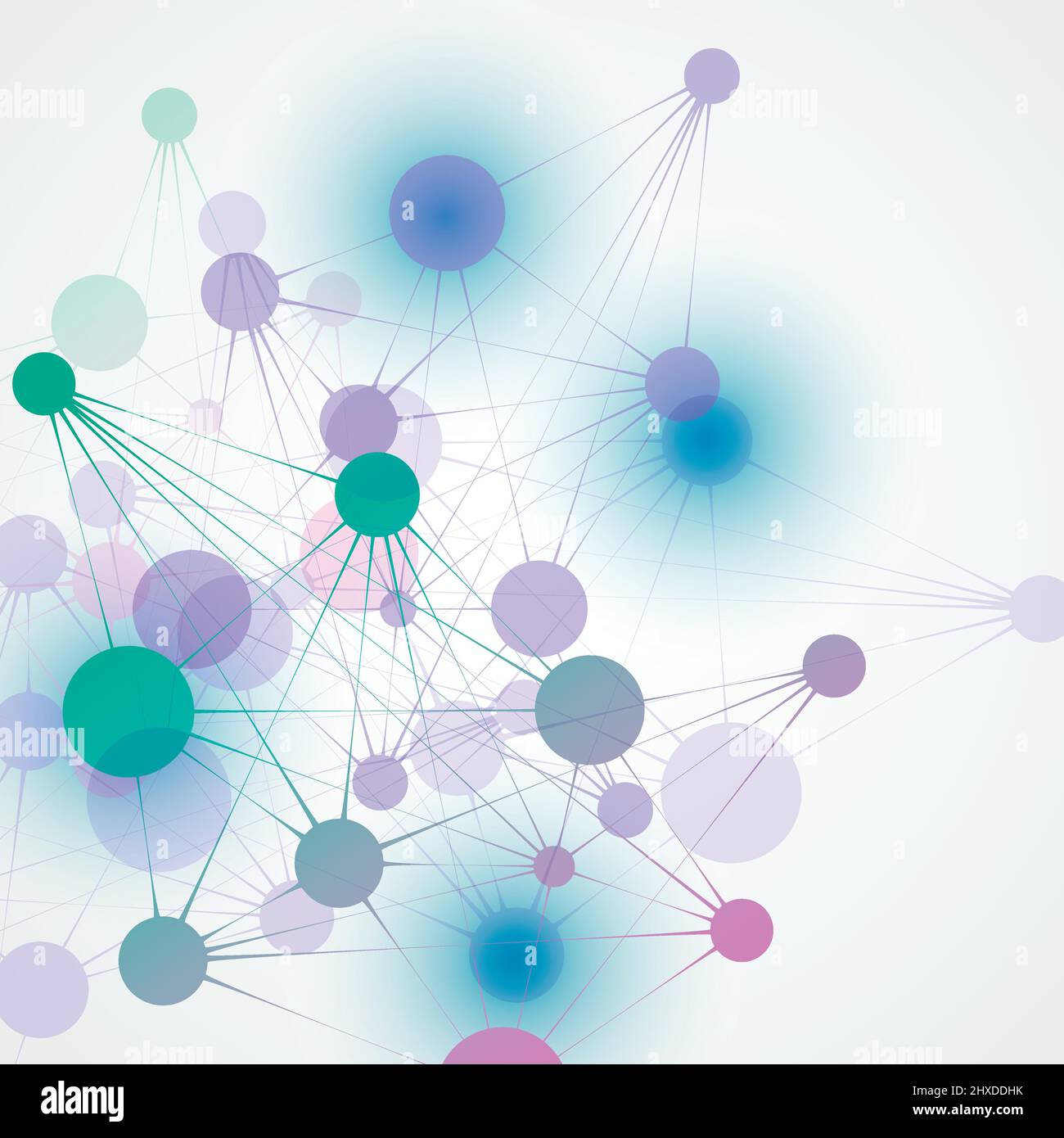 Abstract technology graphic background with connected lines and dots ...