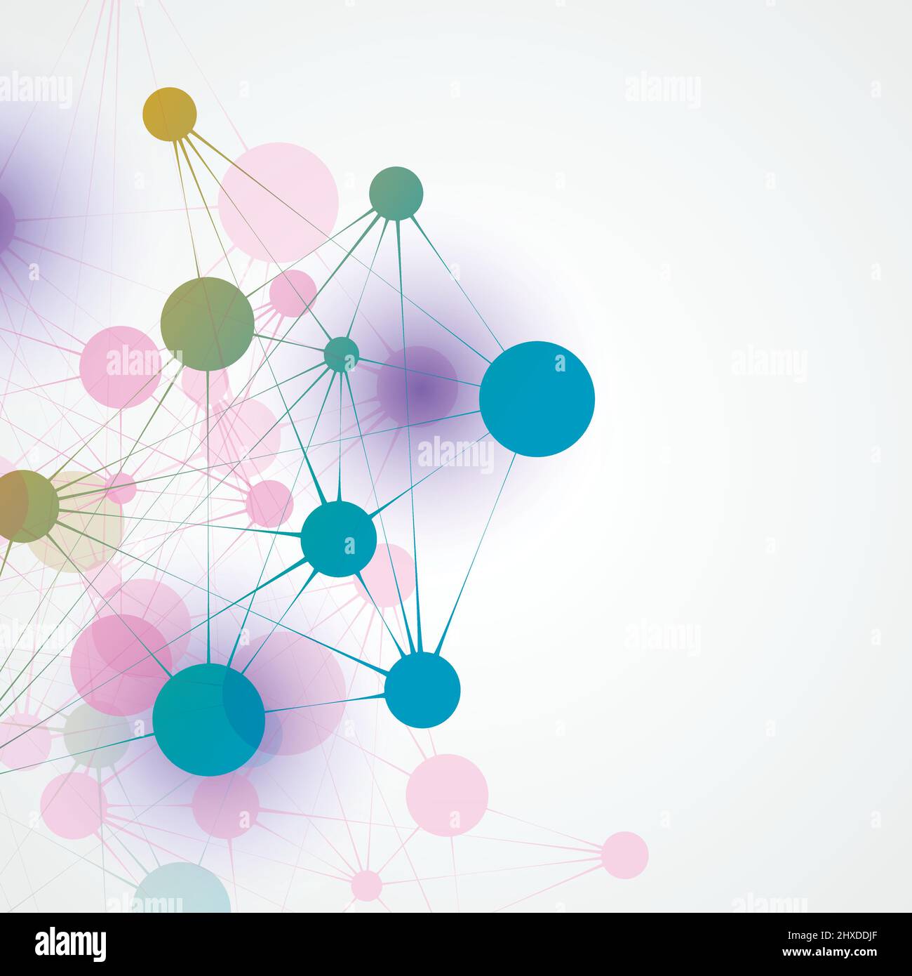 Abstract technology graphic background with connected lines and dots ...