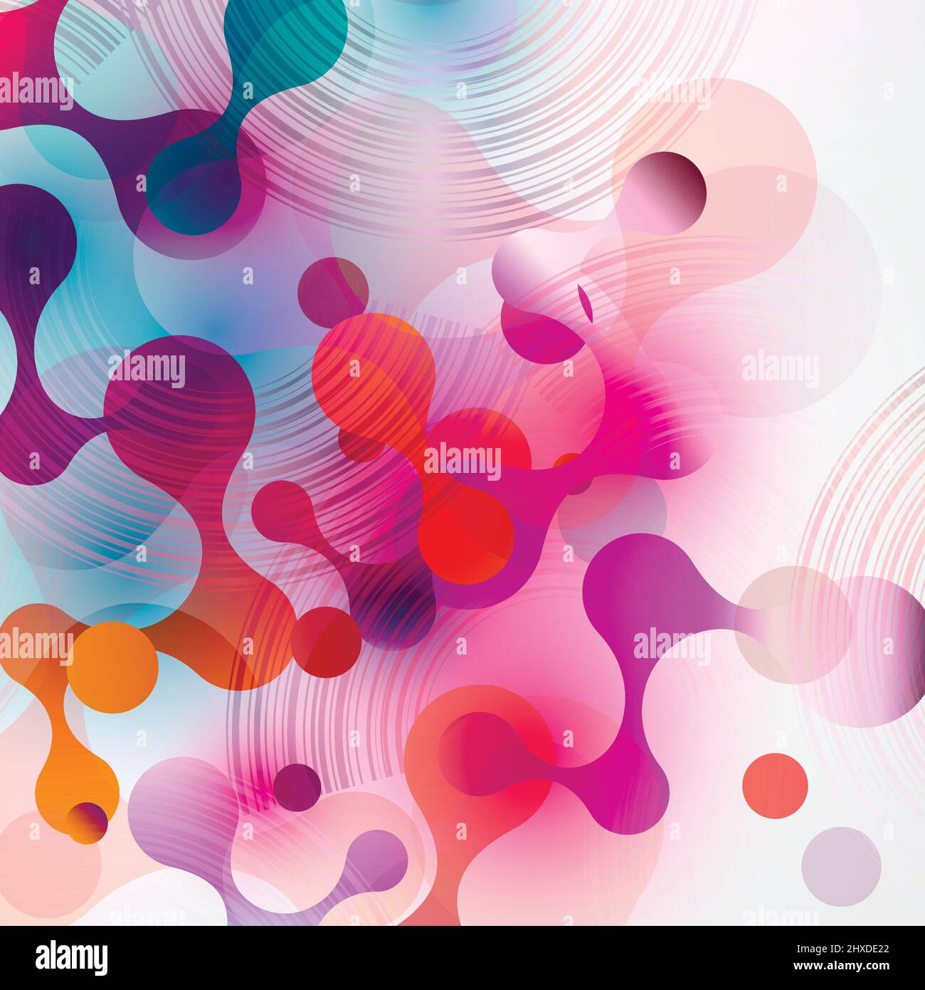 Liquid color design with fluid gradient shapes Vector background Stock ...