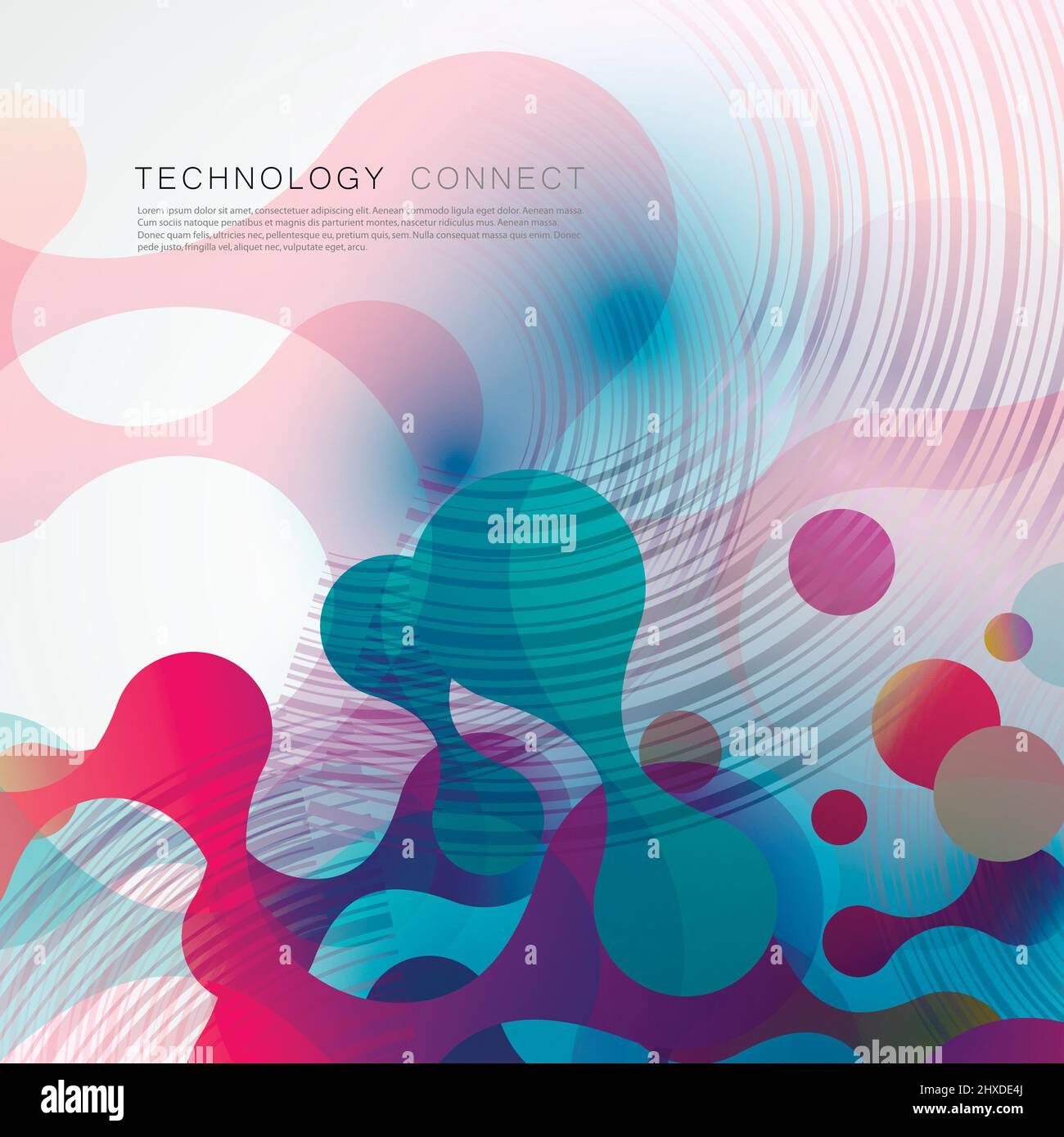 Trendy fluid shapes with gradient colors and element design. Vector ...