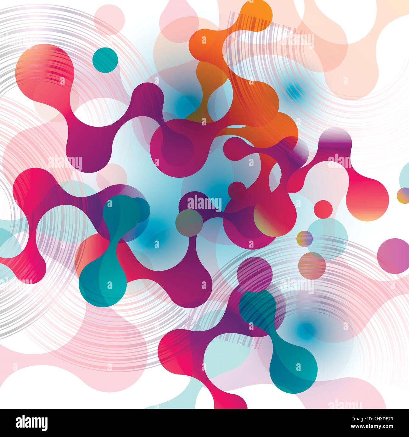 Trendy fluid shapes with gradient colors and element design. Vector ...