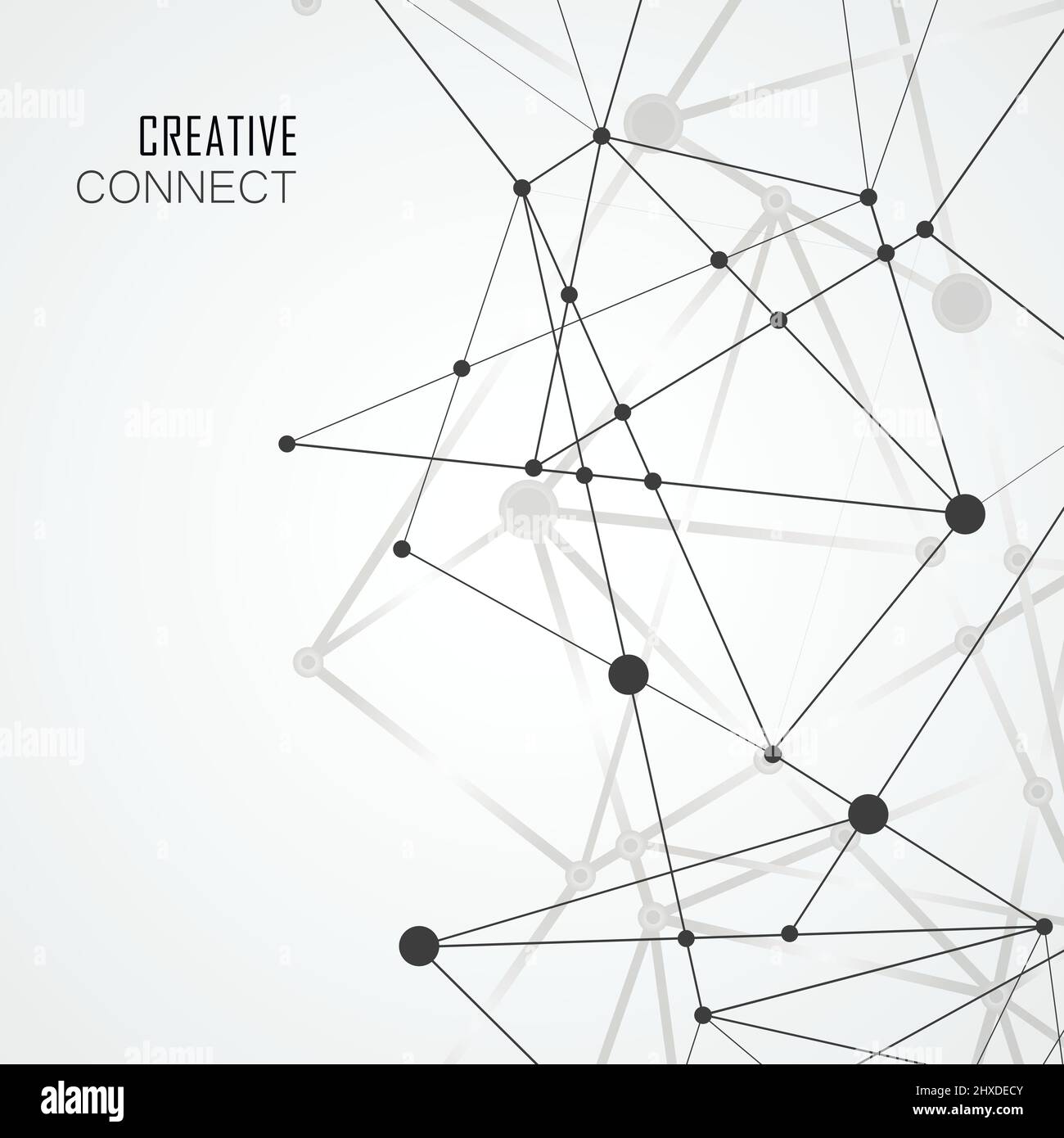 Vector abstract connect line on science background Stock Vector Image ...