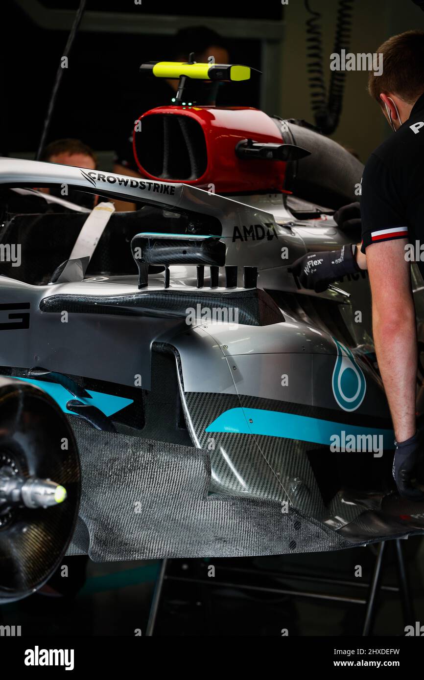 Mercedes AMG F1 Team W13, mechanical detail sidepods during the Formula ...